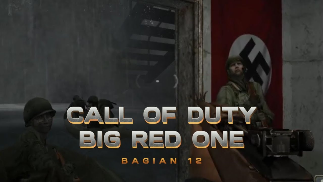 CALL OF DUTY II BIG RED ONE CRUCIFIX HILL GERMANY 1944 | PS 2 CHAPTER 12 - YouTube