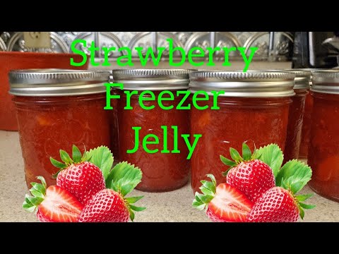 Strawberry Freezer Jelly Recipe - YouTube