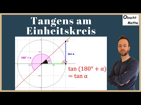 TANGENS am Einheitskreis | Steigung einer Geraden | einfach erklärt (Trigonometrie) #obachtmathe