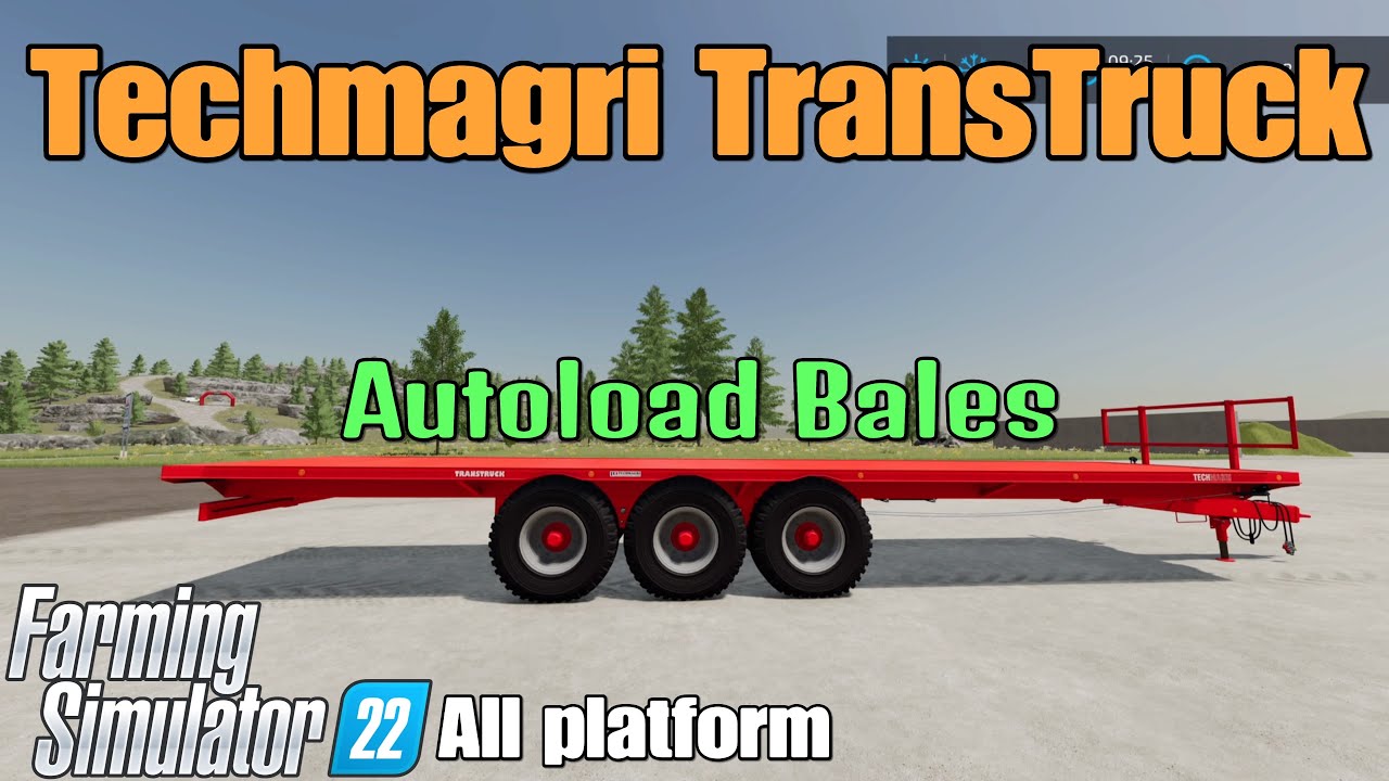 Techmagri TransTruck / FS22 mod test for all platforms - YouTube