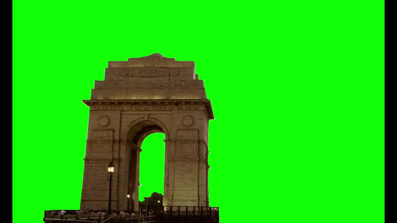Gateway of India green screen - YouTube