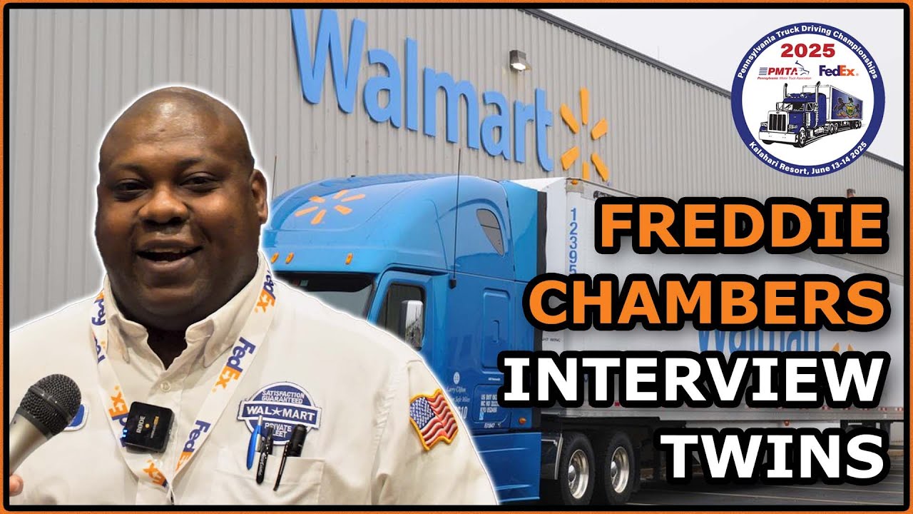 Freddie Chambers with Walmart Competes at 2025 PA Truck Driving ...