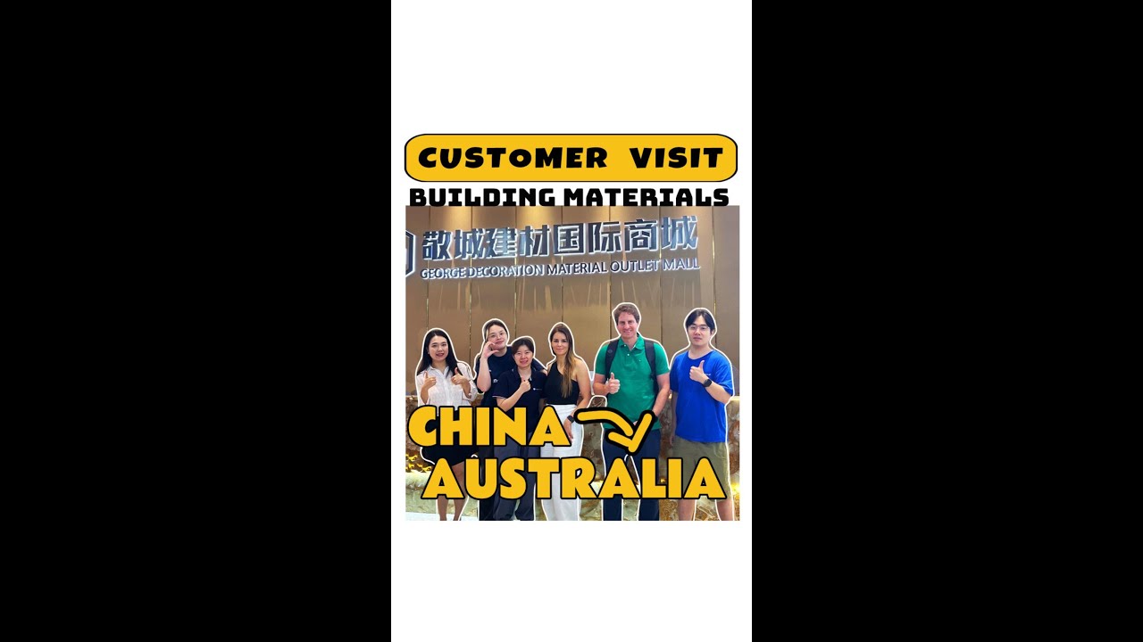 One-stop building materials to Australia! Happy customer and friend is ...