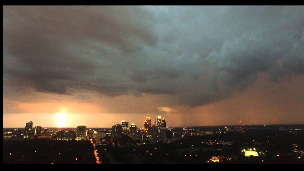 Atlanta Drone Thunderstorm and Lightning July 20th 2015 - YouTube