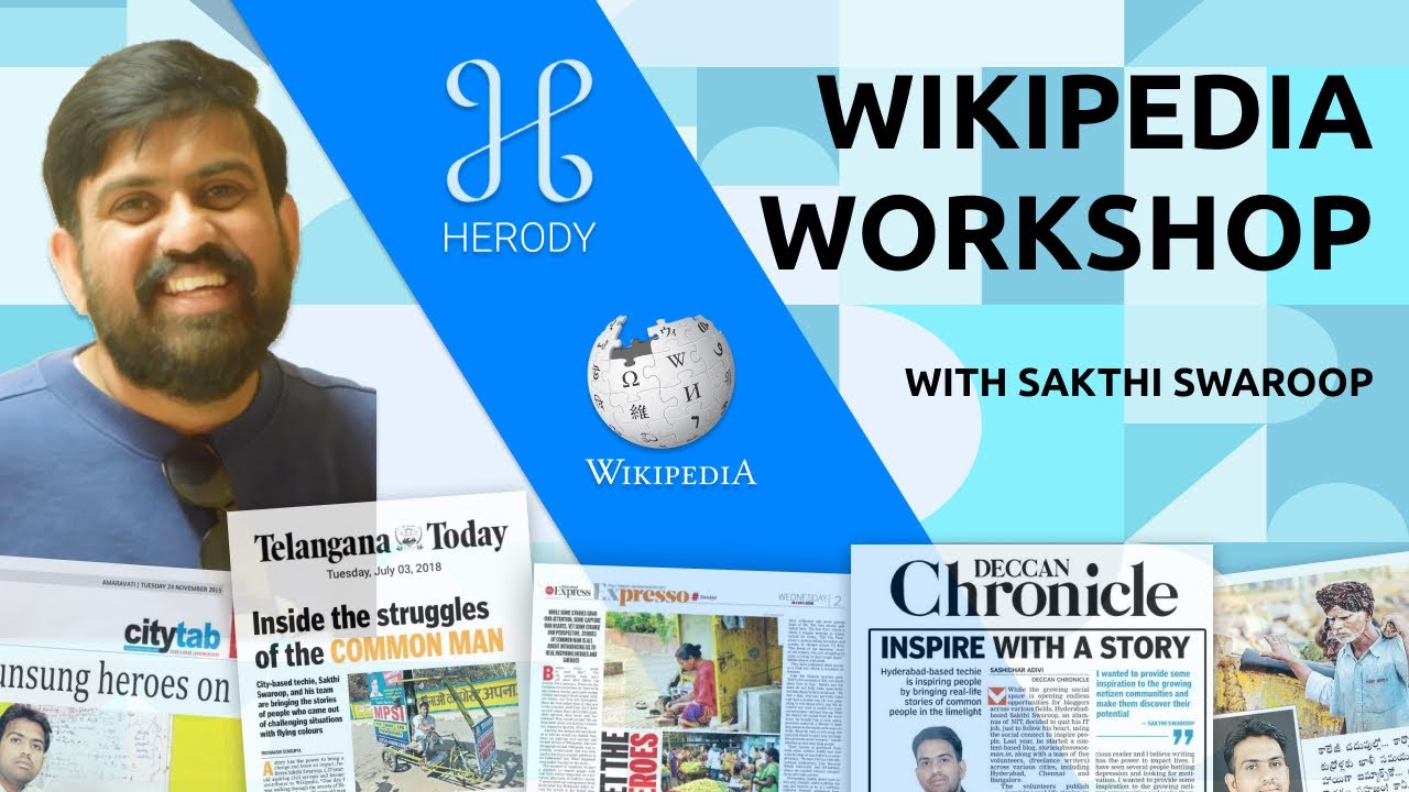 Wikipedia Workshop with Sakthi Swaroop. - YouTube