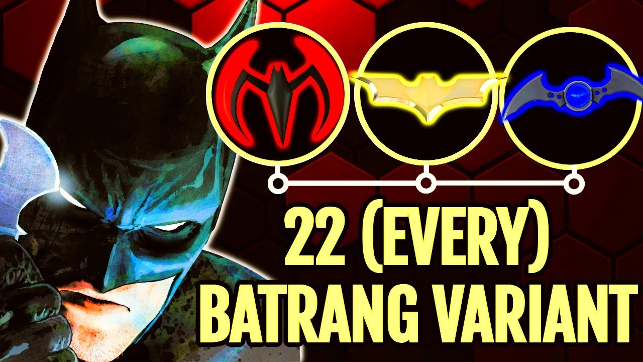 22 (Every) Batrang Variants Used By Batman In Various Media - Explored ...