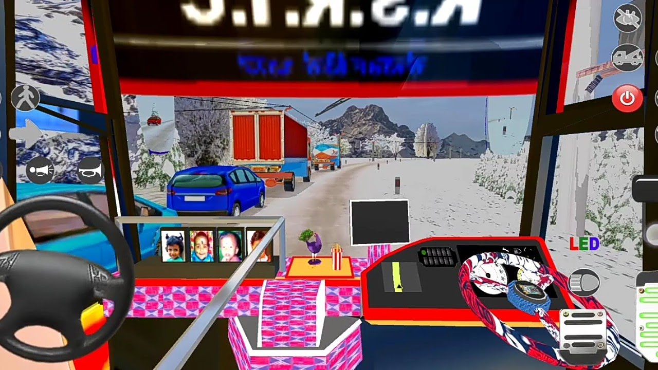 K.S.R.T.C. Bus Game play. In Road. Volvo Bus Game play ...