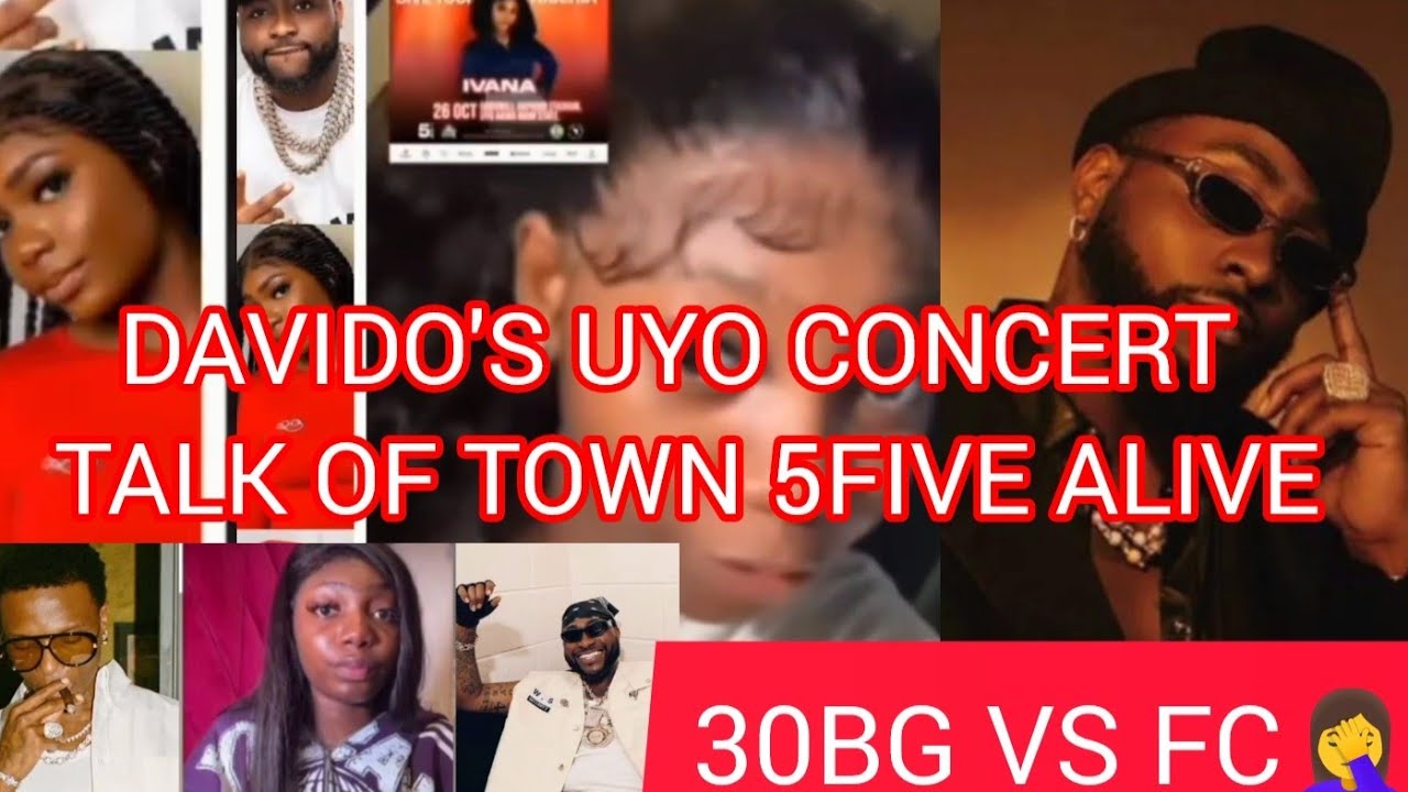 DAVIDO VS IVANA UYO CONCERT#NETIZENS REACT MASSIVELY OVER DAVIDO'S ...
