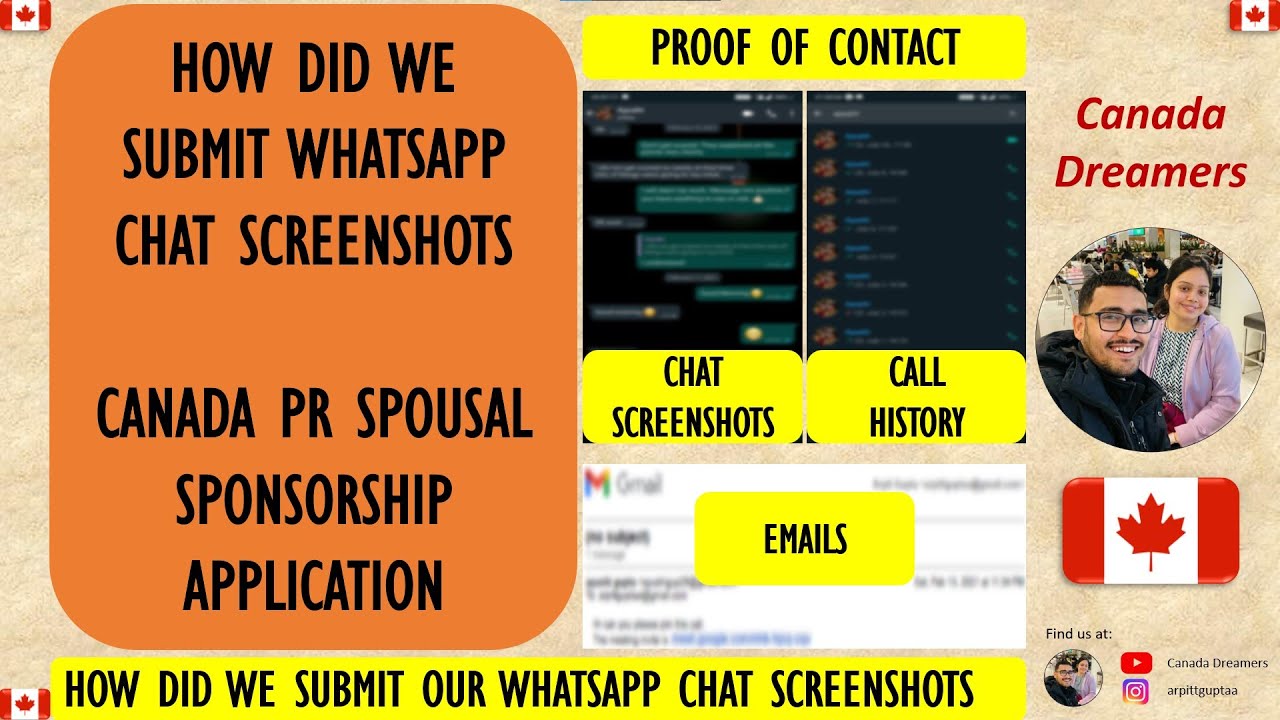 Proof of Contact- Our WhatsApp Chat History- Canada PR - Spousal ...