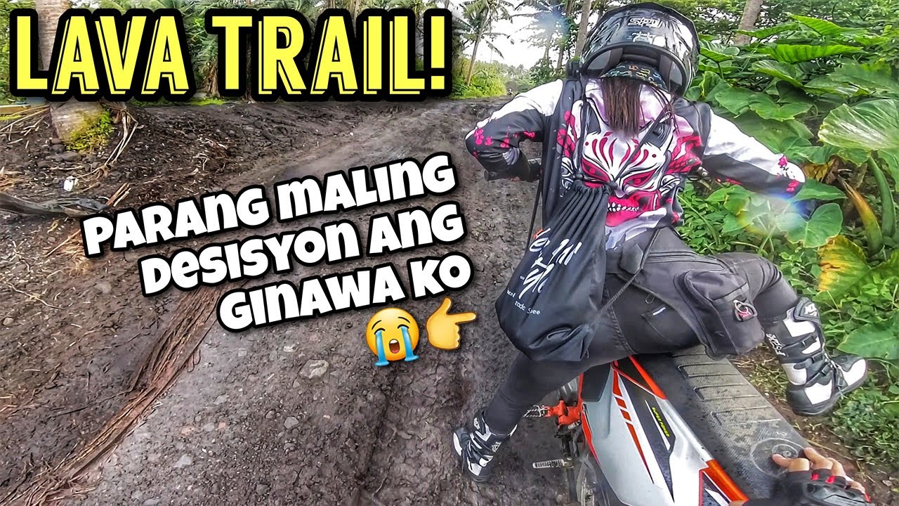 LAVA Trail Using Dirt Bike | Part 1 - YouTube