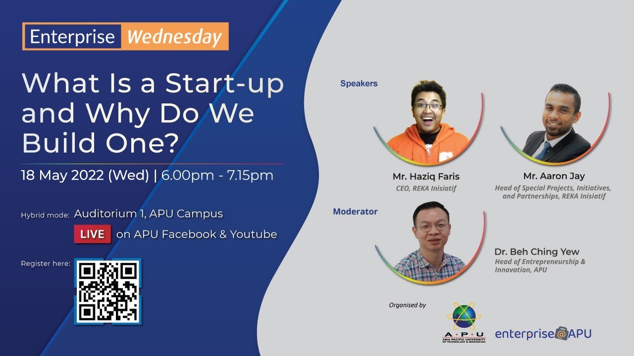 APU Enterprise Wednesday: What Is a Start-up and Why Do We Build One ...
