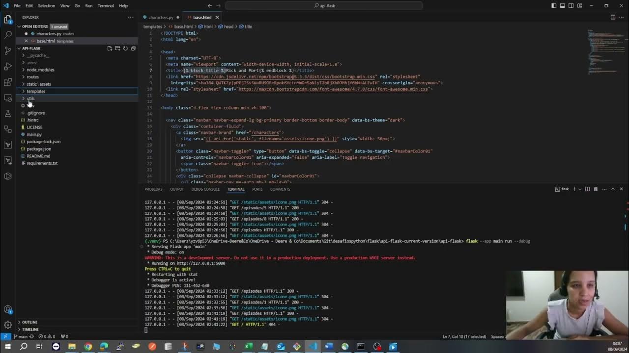 Desafios | Back- End Python & Django | Desafio 07 | API Flask - YouTube