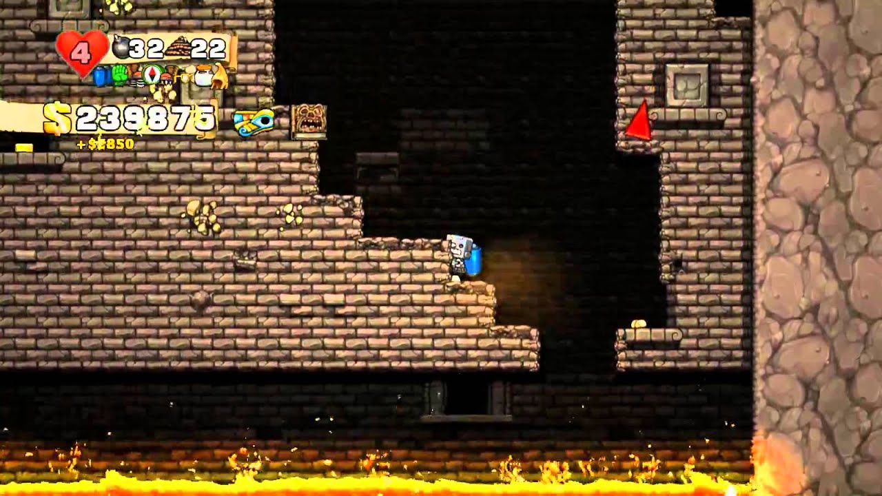 Spelunky - First Time Beating The Game - YouTube