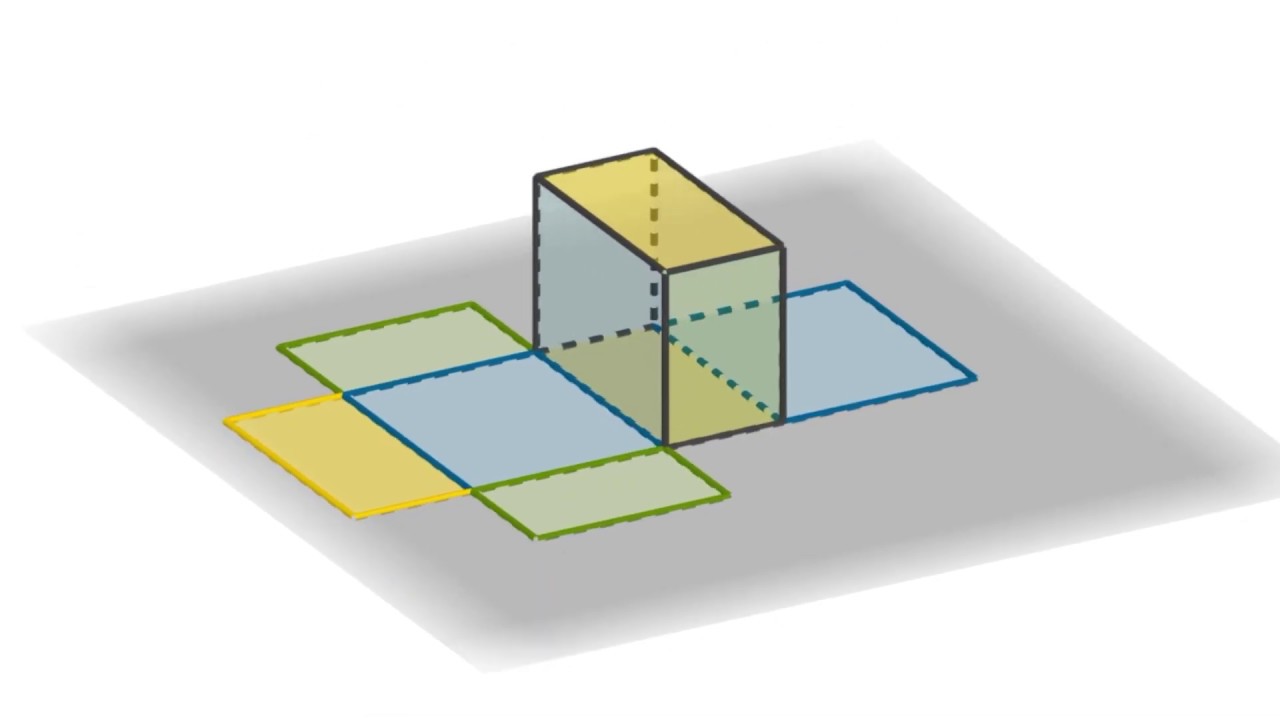 Patron d'un pavé droit - YouTube