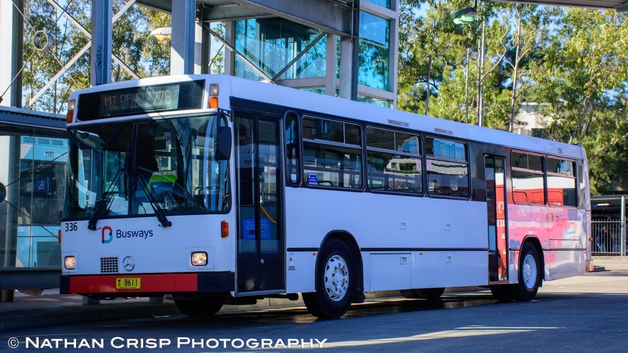 NSW: Busways 336 • Mercedes-Benz O405 • Custom Coaches 228 - YouTube