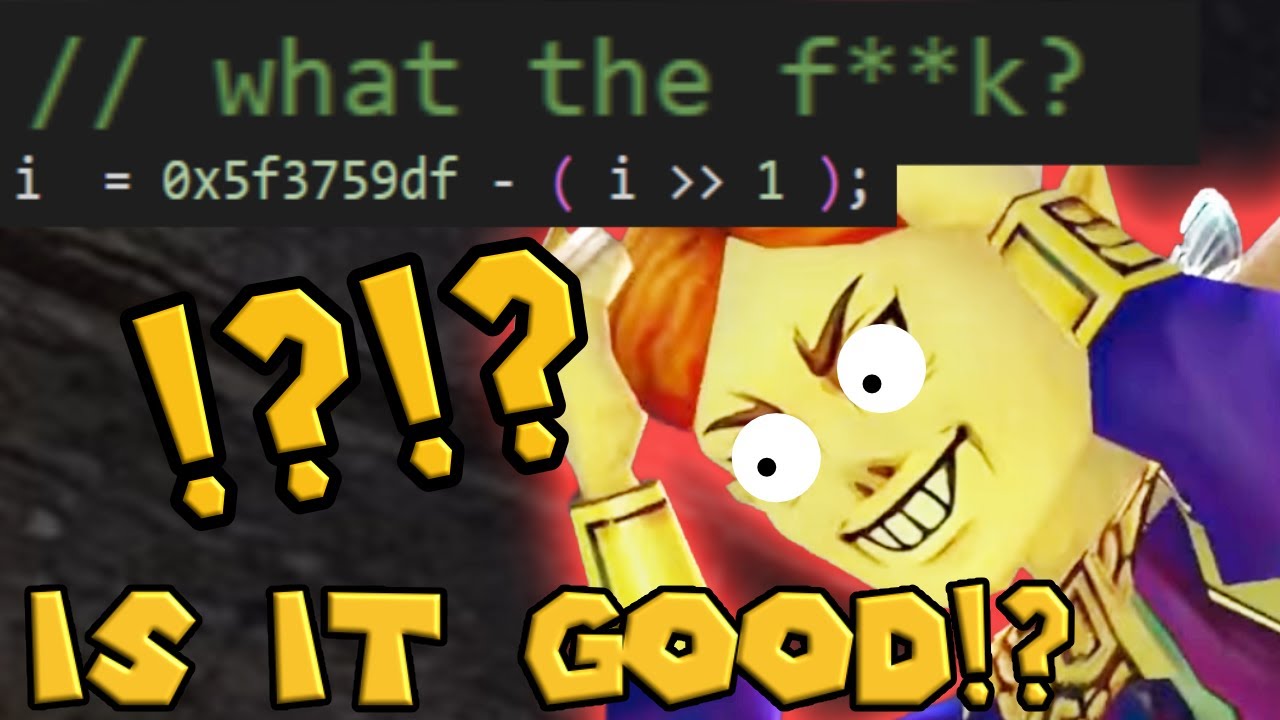 The Truth about the Fast Inverse Square Root on the N64 - YouTube