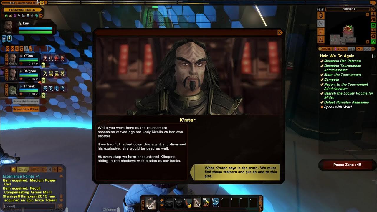 star trek online pc version Klingon campaign episode 3 - YouTube