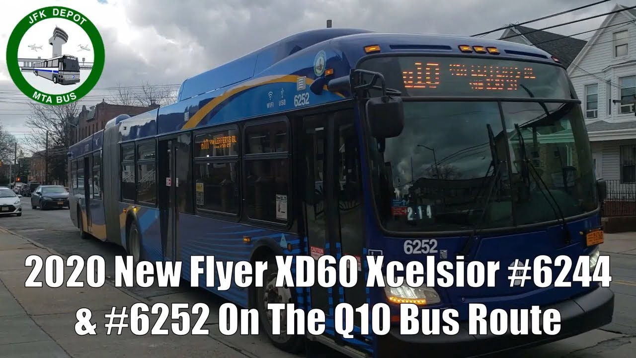 ᴴᴰ⁶⁰ |MTA Bus Company| 2020 New Flyer XD60 Xcelsior #6244 & #6252 On ...