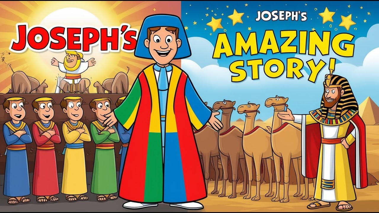 Joseph and His Colorful Coat – A Kid’s Bible Story of Dreams and ...