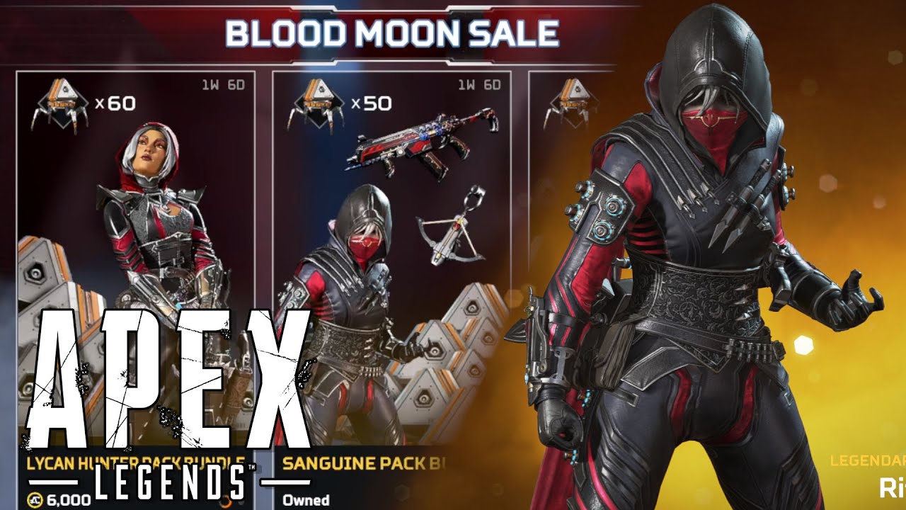 Apex Legends: Blood Moon Store Sale Skins And Bundles - YouTube