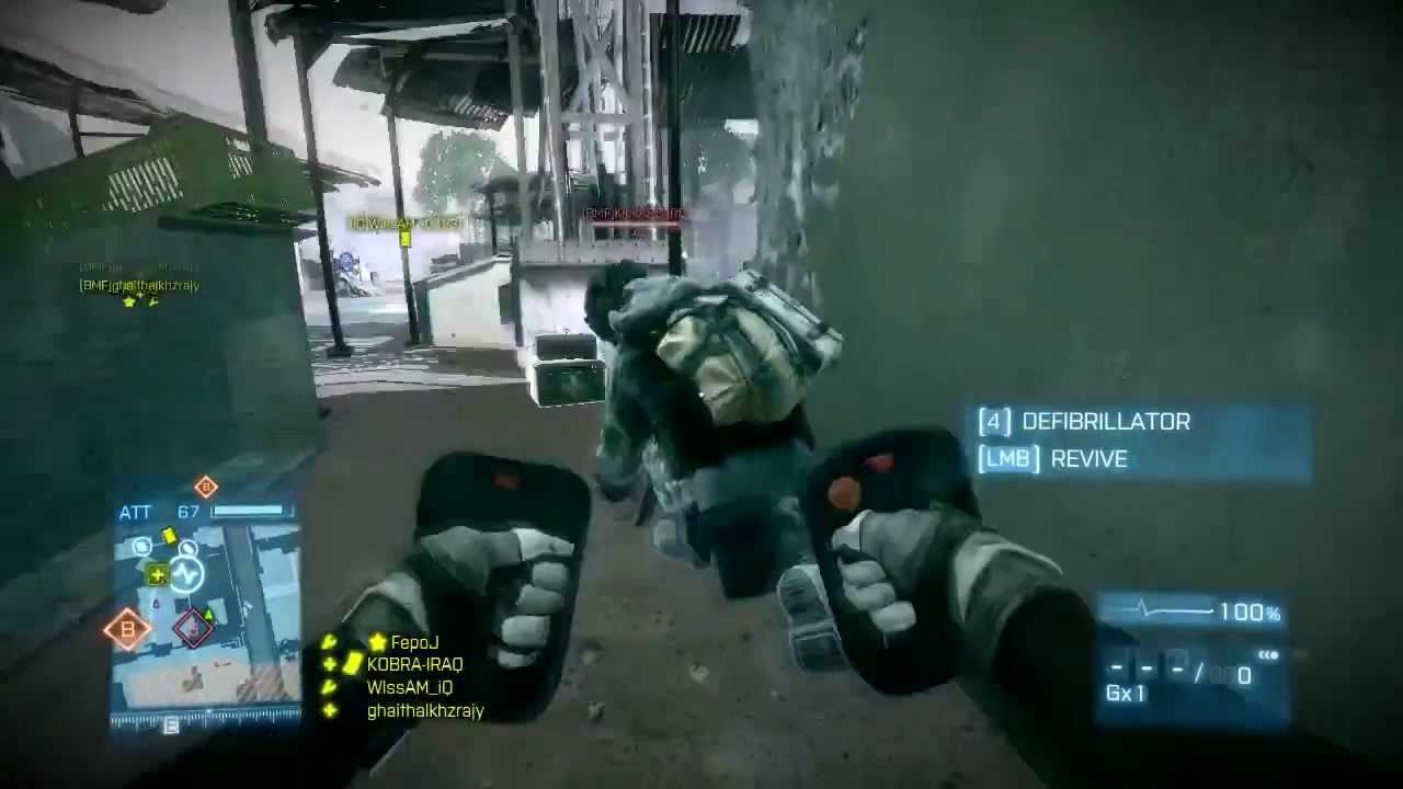 Battlefield 3 || Defibrillator Time تحشيش بالرفايف - YouTube
