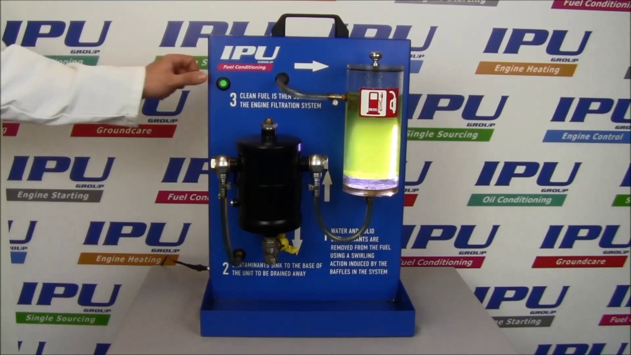 IPU Fuel Purifiner - Removing Water - YouTube