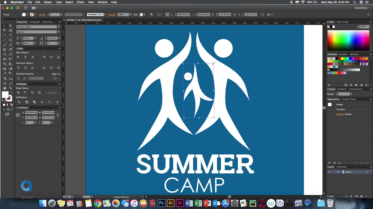 Logo Speed Design - Summer Camp - YouTube