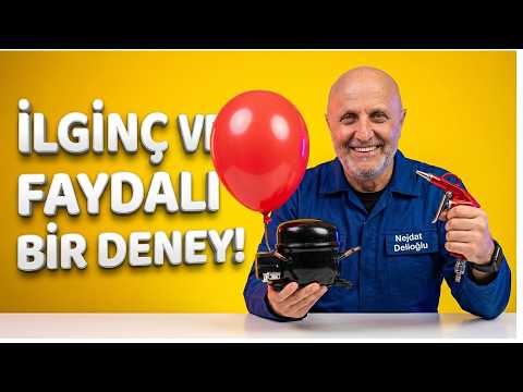 Buzdolabı Motorunu Hava Kompresörüne Dönüştürün!