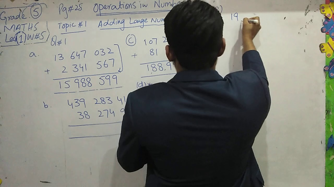 Grade 5 maths w#5 lec#1 - YouTube