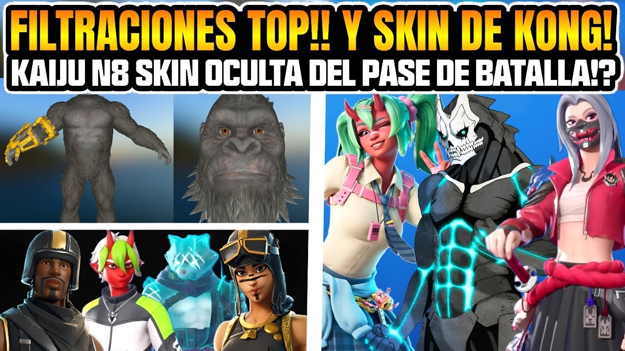 ¡FORTNITE EXPLOTA! 🦍 KING KONG, KAIJU N8 y HATSUNE MIKU como COLLABS ...