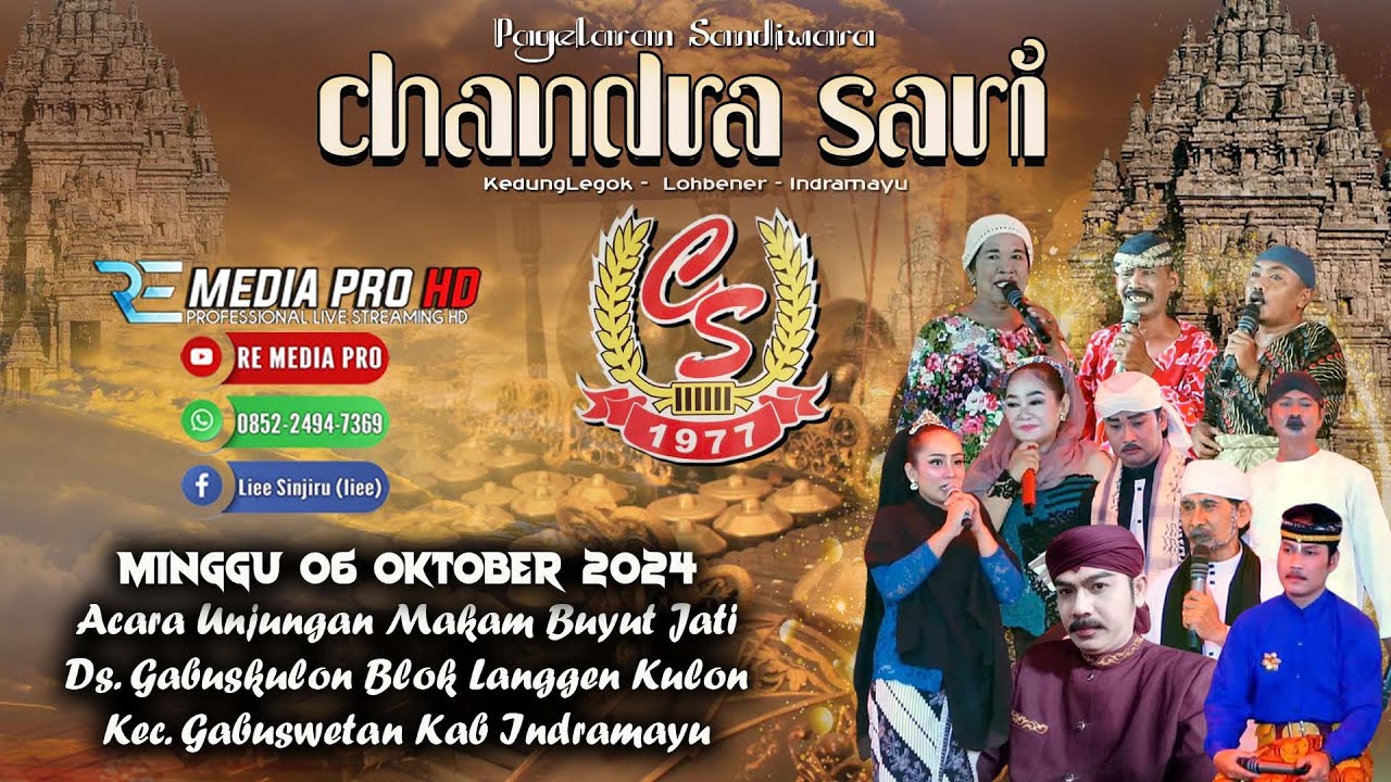 🔴LIVE "SANDIWARA CHANDRA SARI "|| GABUS KULON - LANGGEN - MINGGU 06 OKT ...