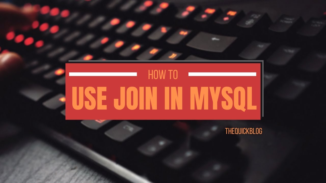 Mysql 11 Sql Joins Inner Join Left Join Right Join And Cross