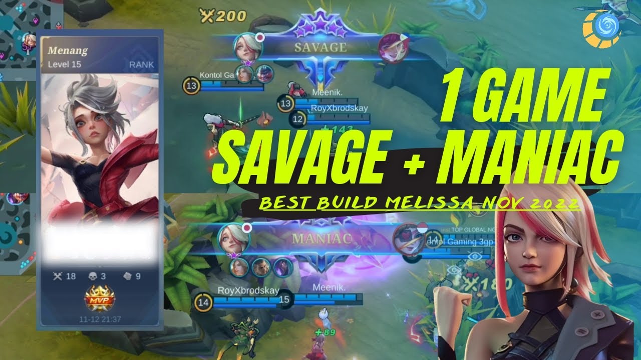 TUTORIAL MELISSA MELISSA BUILD OP GAMEPLAY MELISSA BEST BUILD NOV 2022 UPDATE MOBILE LEGENDS ...