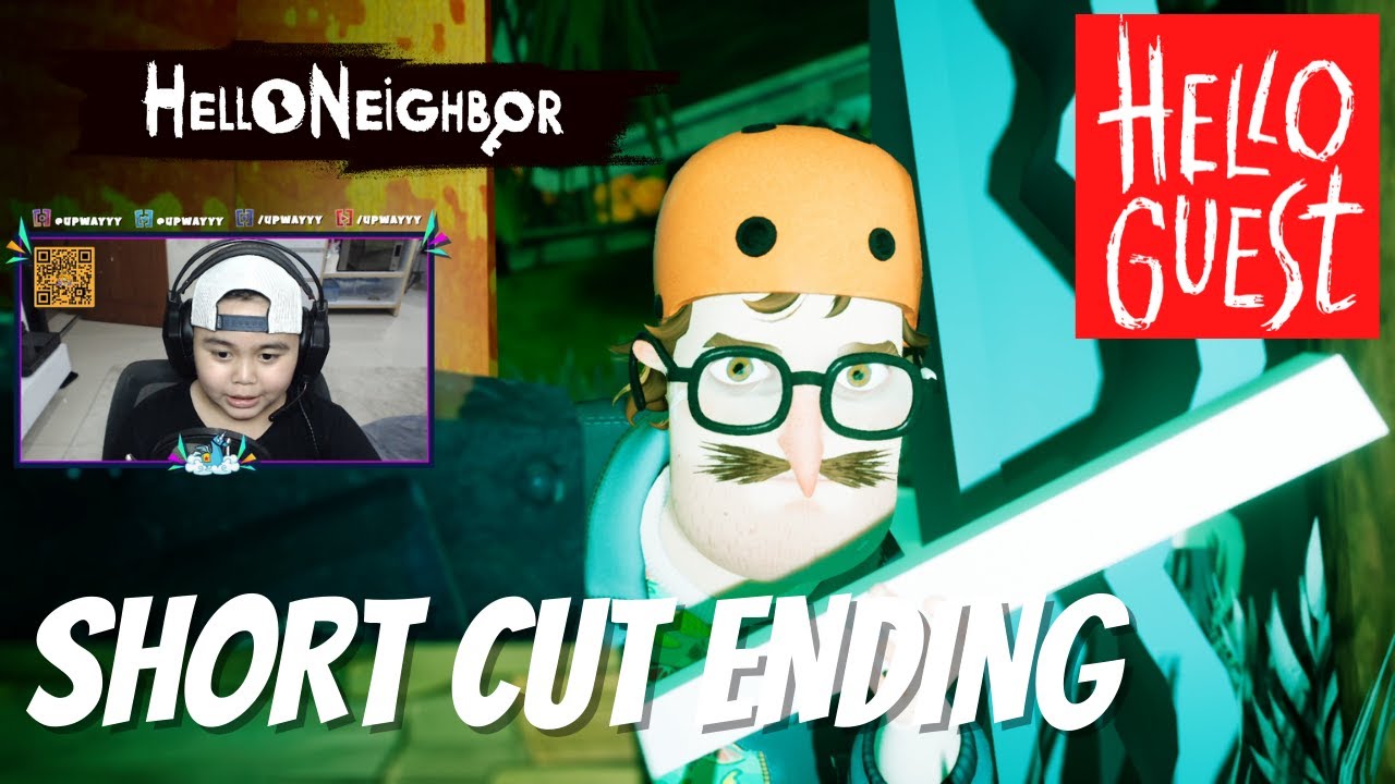 JALAN PINTAS SECRET ENDING QUENTIN | HELLO GUEST HELLO NEIGHBOR 2 ...