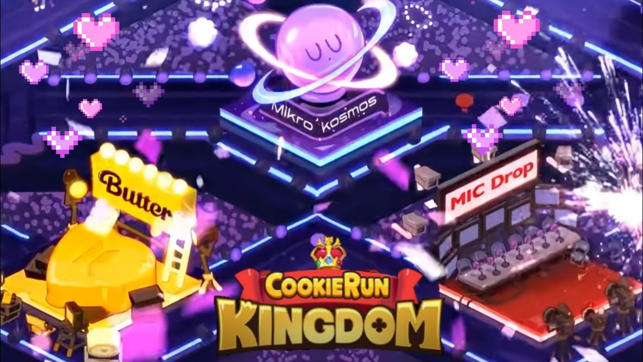(OFFICIAL) BTS COOKIES DECORS REVEALED 😃🎉 I Cookie Run: Kingdom - YouTube