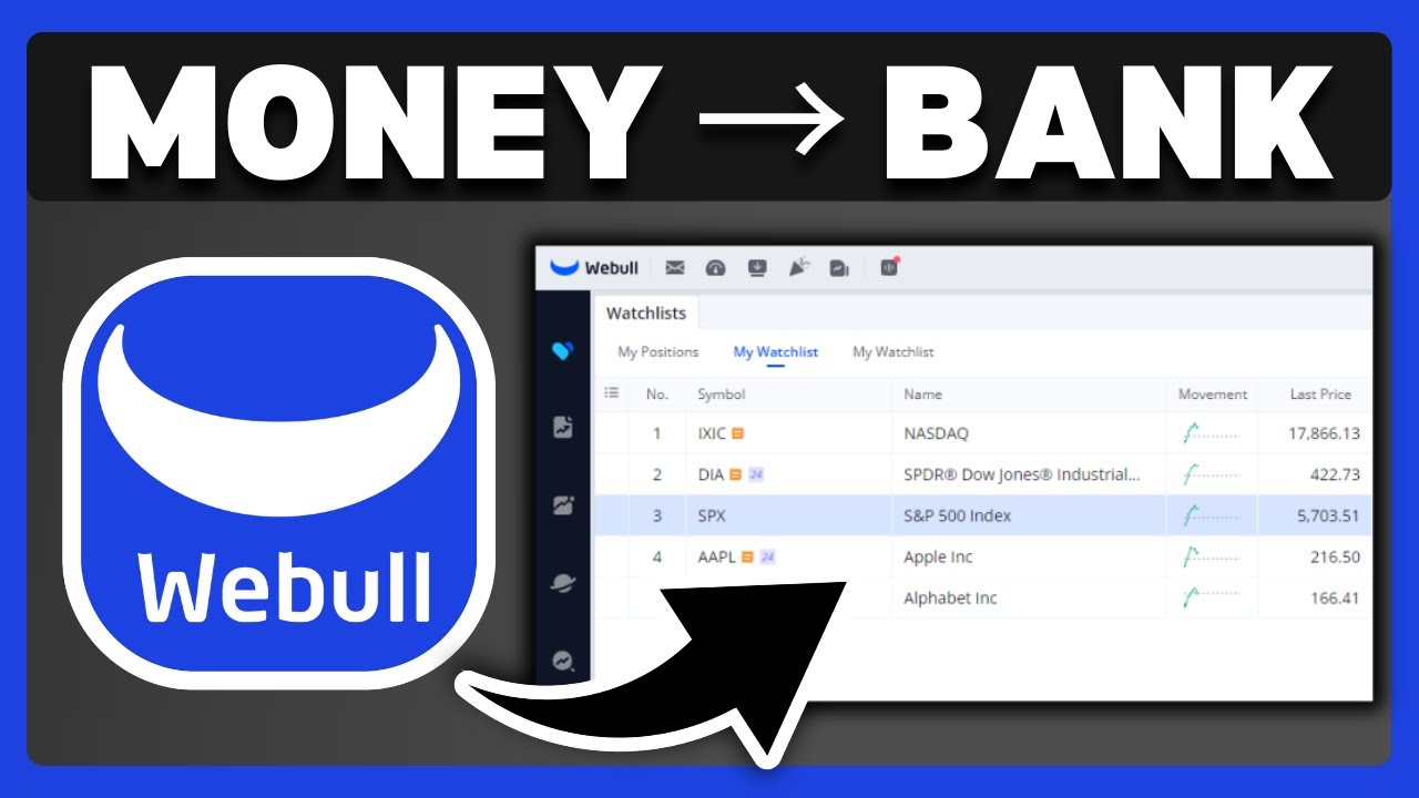 How To Withdraw Money From Webull To Bank Account - Full Guide - YouTube