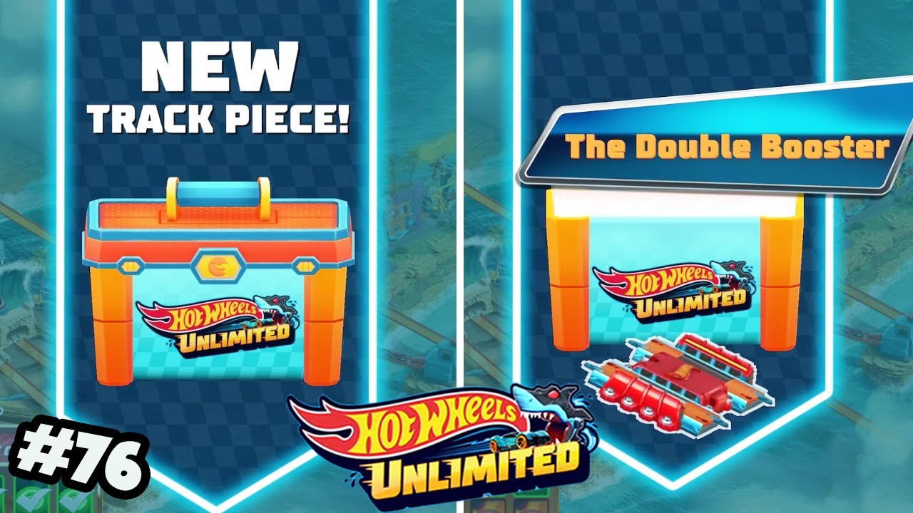 Hot Wheels Unlimited - New Track Piece Unlocked The Double Booster ...
