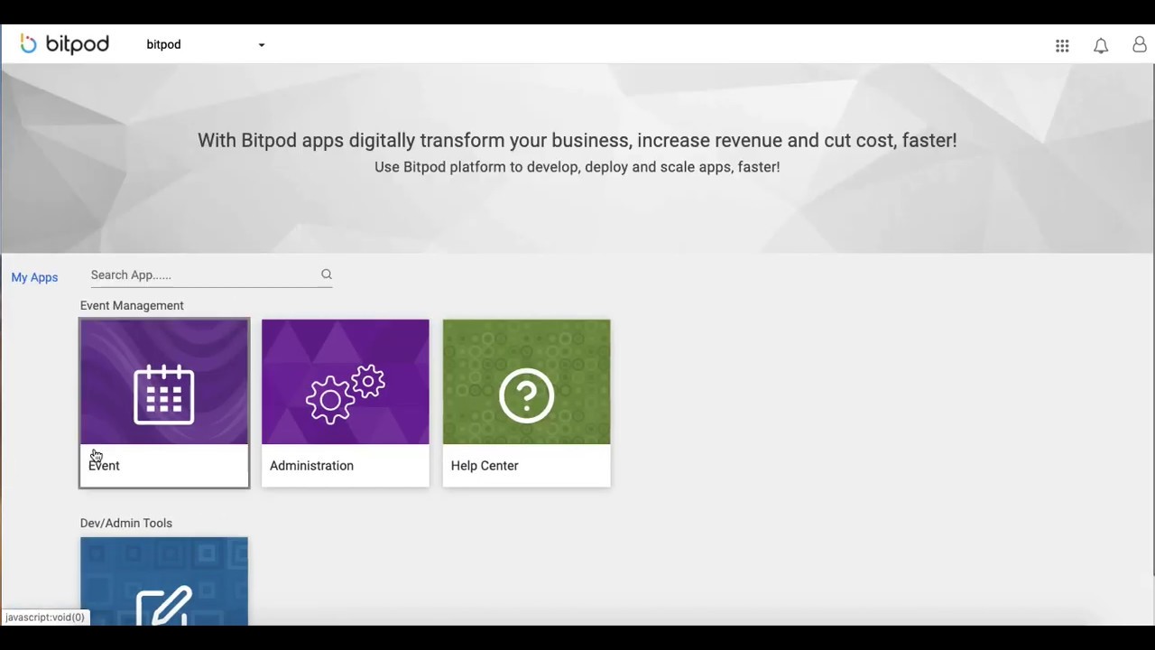 Bitpod Event Management Software - How to create online event - YouTube