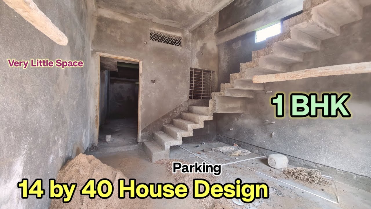 14*40 feet house walkthrough | 14 by 40 house design | 560 sqft house ...