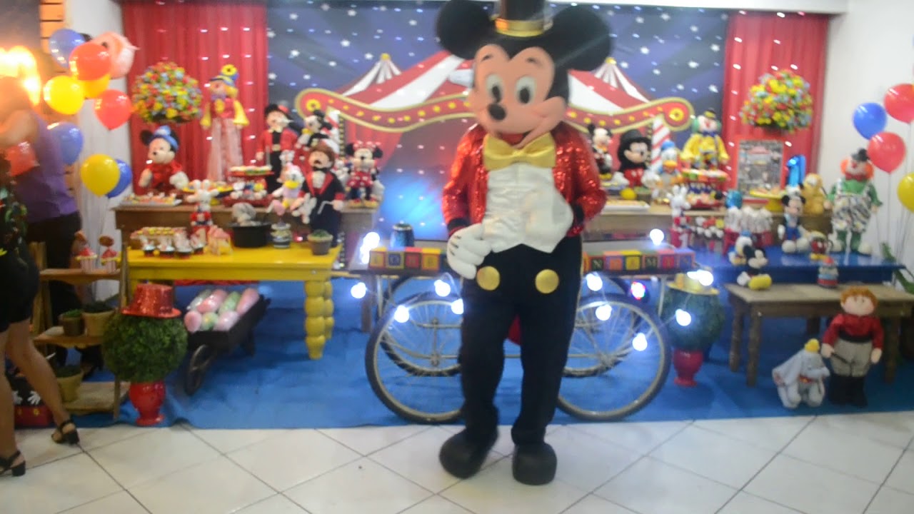 MICKEY CIRCO - PERSONAGEM VIVO - DREAMS FESTAS E EVENTOS - (21) 3743 ...