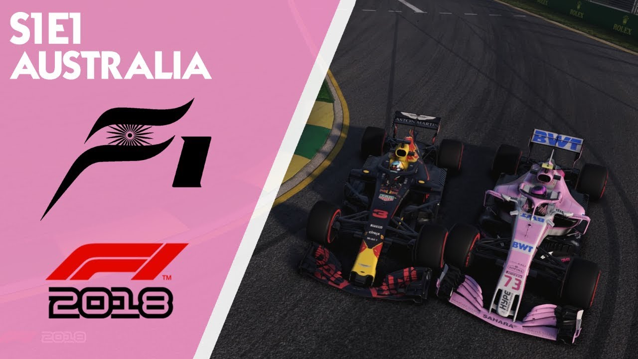 HE HIT ME! | F1 2018 Force India Career Mode - Part 1: Australia - YouTube