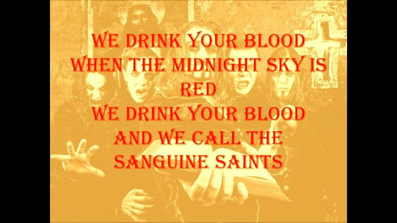 Powerwolf - We drink your blood (Lyrics) - YouTube