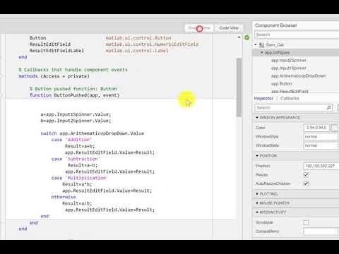 How to program Numeric Spinner in Matlab | Arithmetic Calculator ...