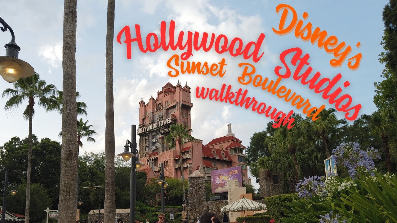 Walt Disney World's Hollywood Studios Sunset Boulevard 4K Walkthrough ...