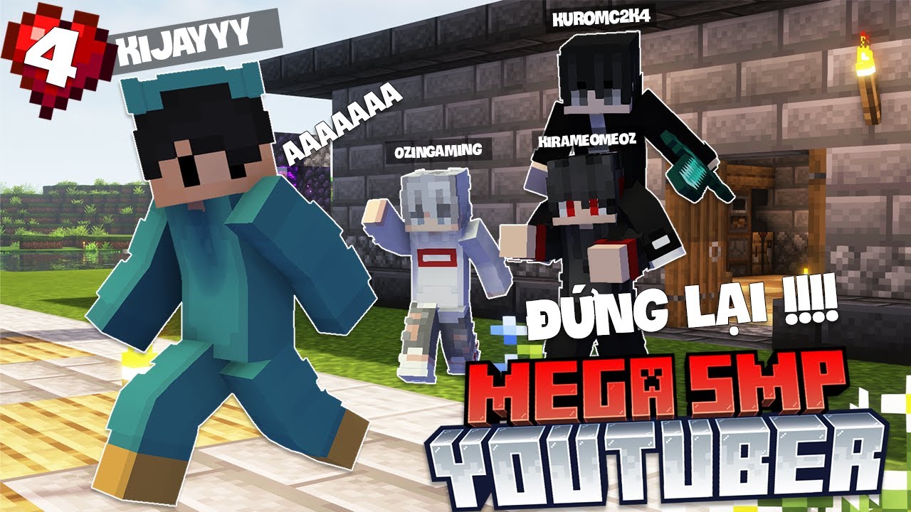 MINECRAFT MEGA SMP TẬP 4 | TÔI VÀ ĐỒNG BỌN "BÁO" THỊ TRẤN HÒA BÌNH ...