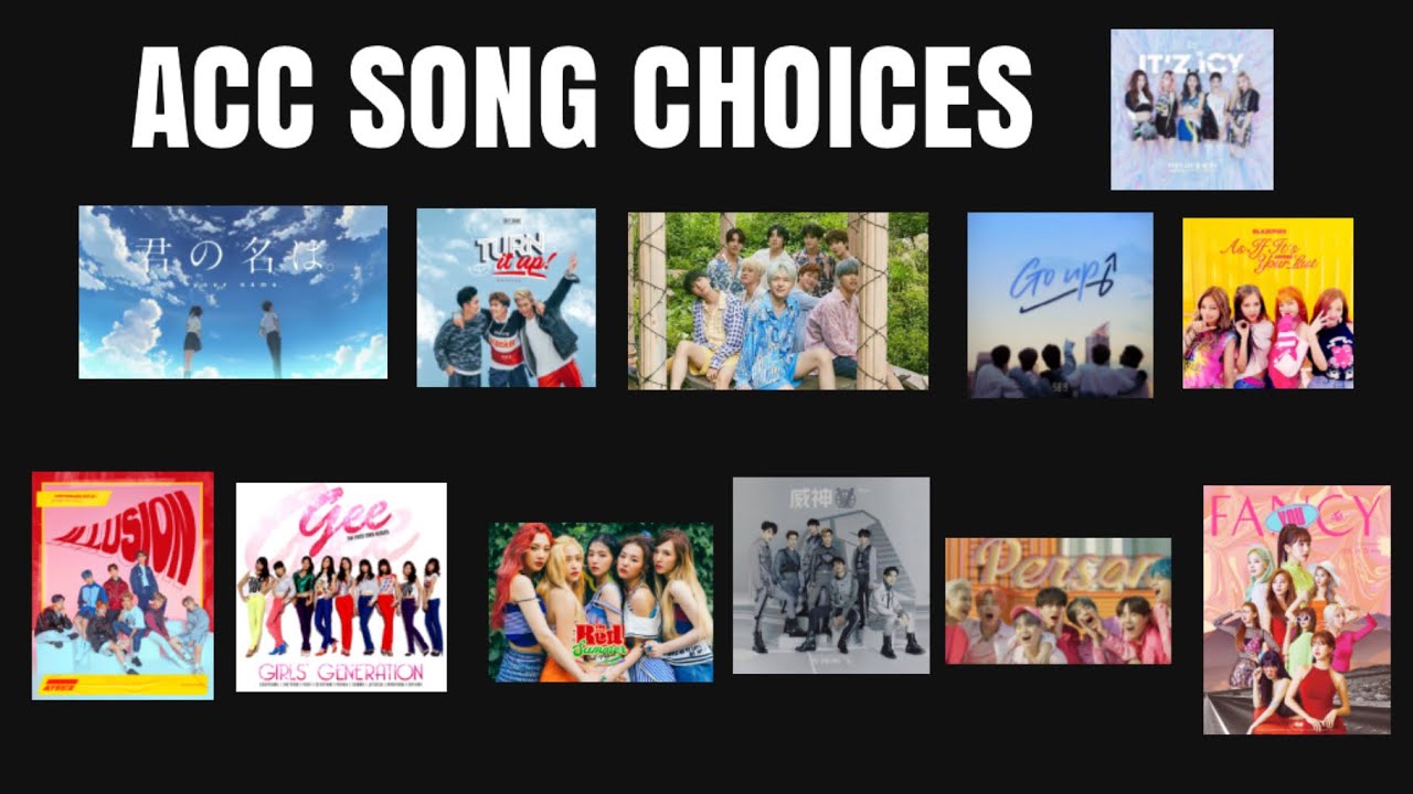 ACC SONG CHOICES - YouTube