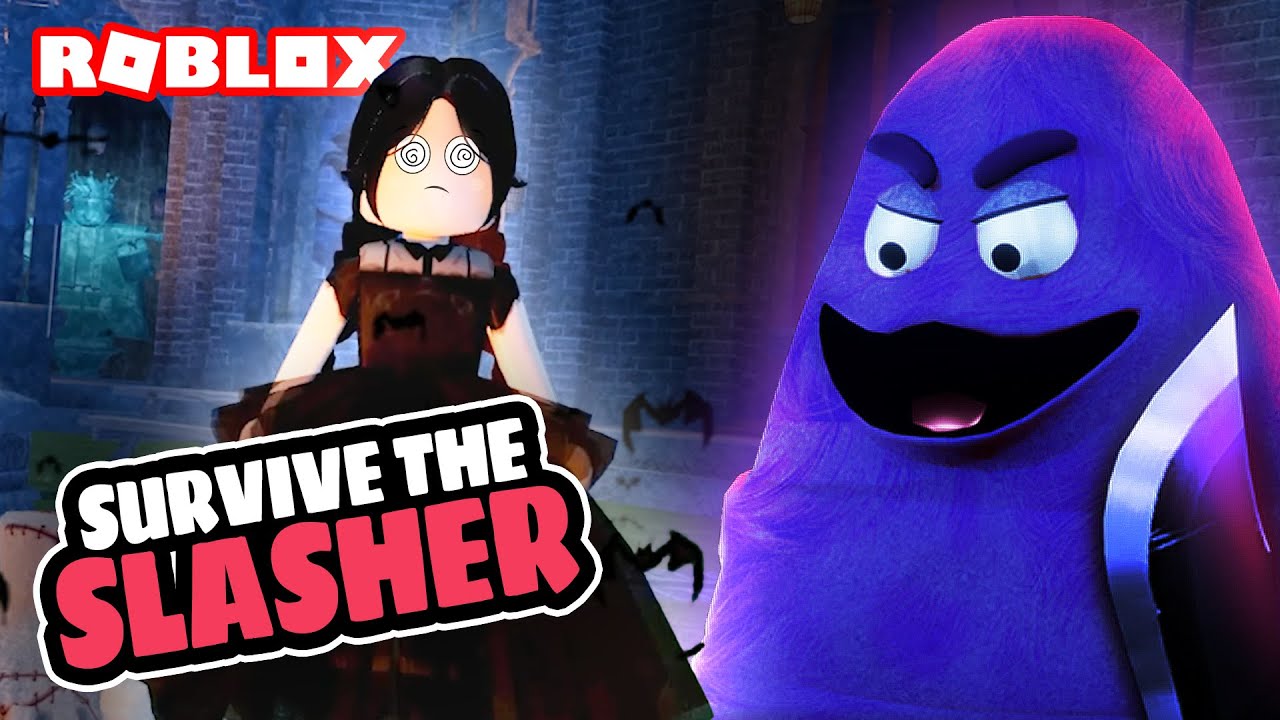 ИГРАЯ НА SURVIVE THE SLASHER ( ROBLOX ) - YouTube