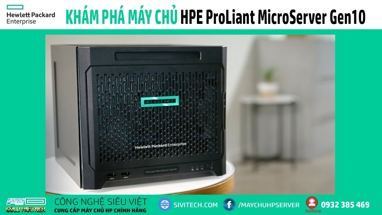 Giới thiệu máy chủ HPE ProLiant MicroServer Gen10 Small Scale Server ...