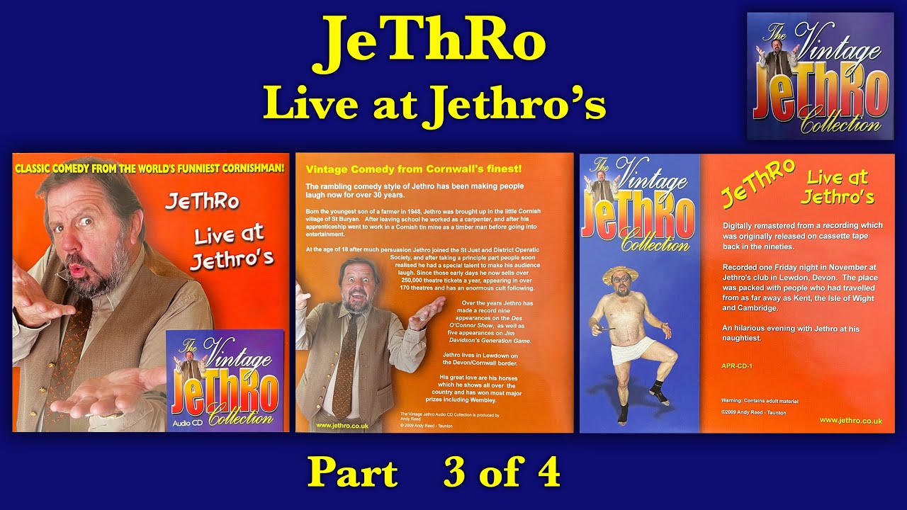 JeThRo LIVE: "Live at Jethro's" Part 3 of 4 RIDICULOUSLY FUNNY - Jethro Comedian - YouTube Music