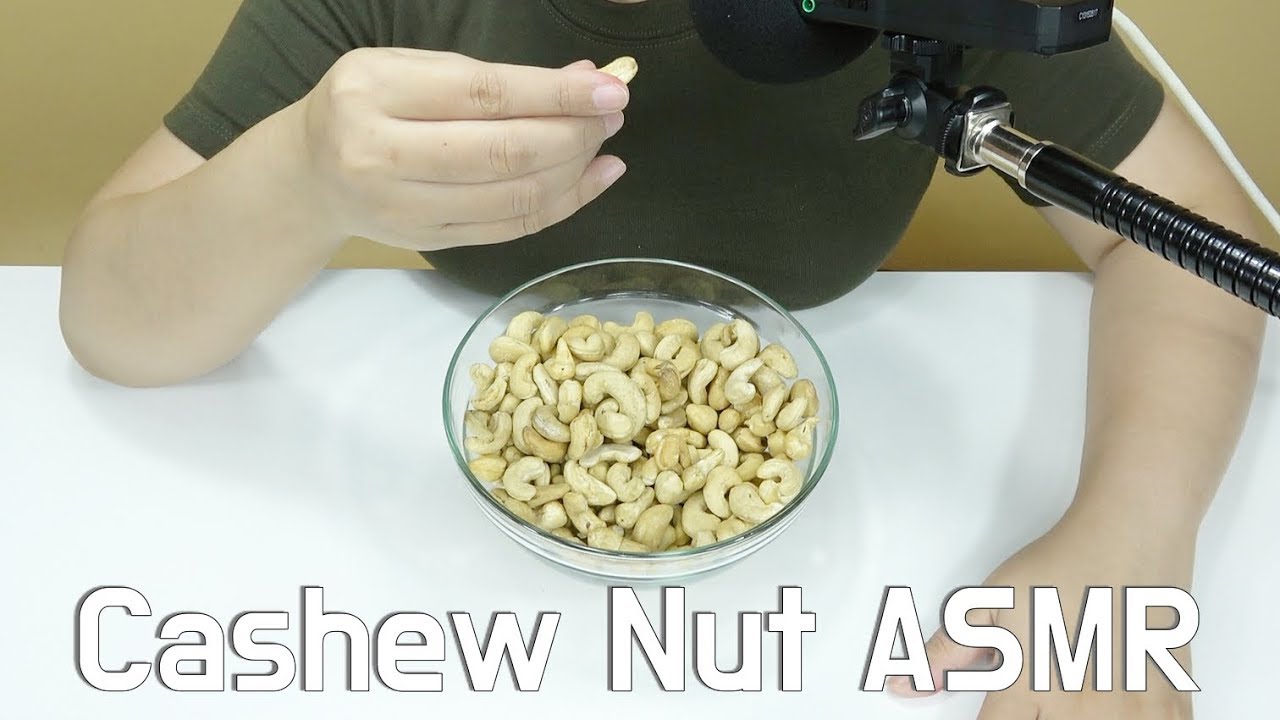『Yui ASMR』 🌰Cashew Nut Eating Sound - Mukbang ASMR - YouTube